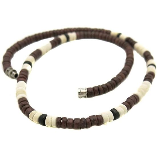 Topt rasta Pendentif Surf Marron Homme Femme Collier Surf Surfeur 45cm ...
