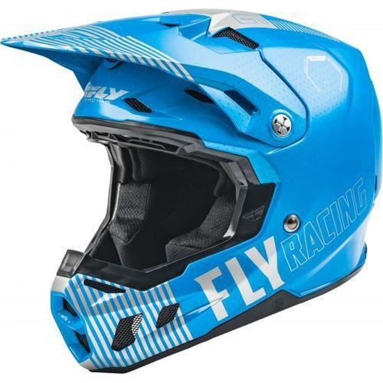 Casque Fly Racing Formula Cc Primary - bleu/gris - Cdiscount Auto