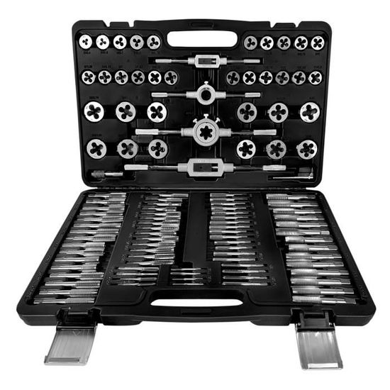 Coffret de Tarauds et Matrices Filières de Filetage - NAIZY - M3-M12 - 110 pièces - Cdiscount ...