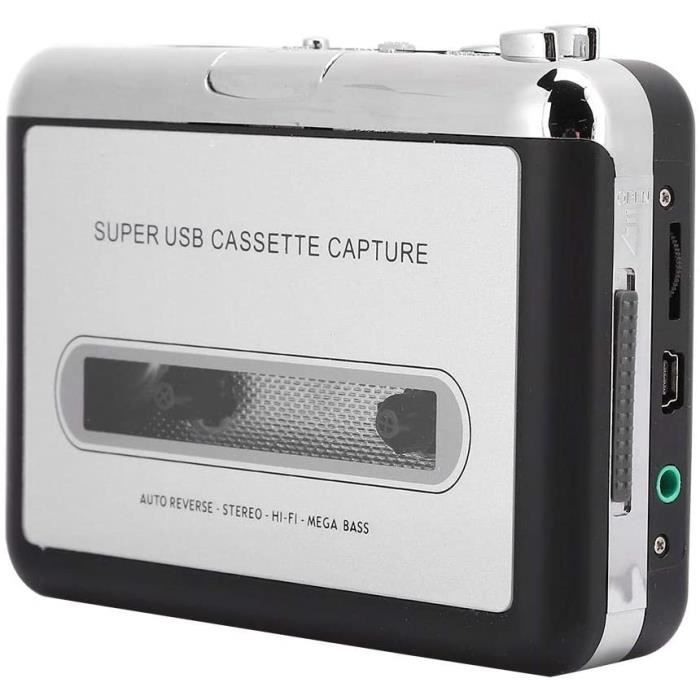 Lecteur de cassette, convertisseur de musique cassette audio usb ...