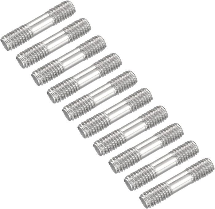 Double Terminal Goujon Vis (M6 Filetage 30Mm Longueur) 20Pcs 304 Inox ...