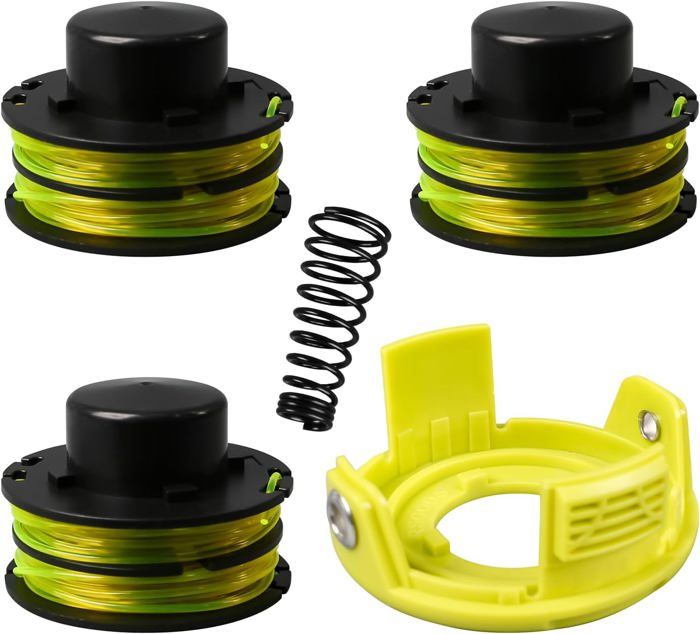 Bobine de fil de rechange pour débroussailleuse Ryobi RLT3525S, bobine double auto-alimentation ...