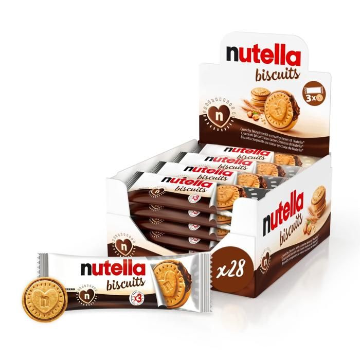 Nutella Biscuits - Biscuit Croquant et Fourré à la Pâte à Tartiner ...