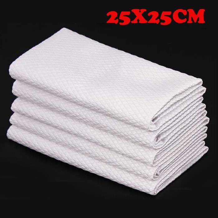 Torchon-essuie-main,Lingettes en verre sans trace,plusieurs tailles ...