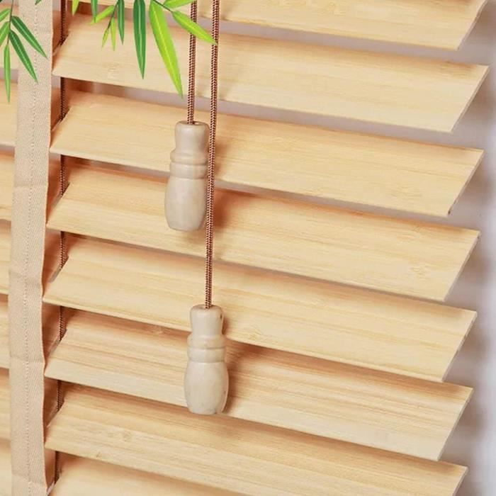 Stores En Bois Pour Fenêtres,Stores Vénitiens En Bois Massif Naturel ...