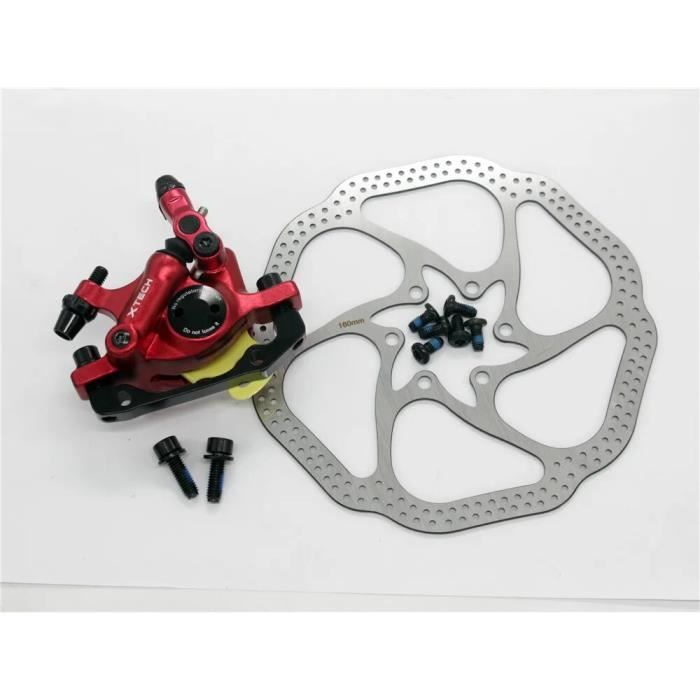 Frein VTT - Zoom - HB-100 - Hydraulique - Rouge - Piston à double ...