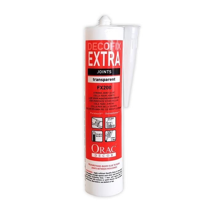 DecoFix Extra Colle ultra-fort 310ml Orac Decor FX200 Colle pour l'assemblage des joints ...