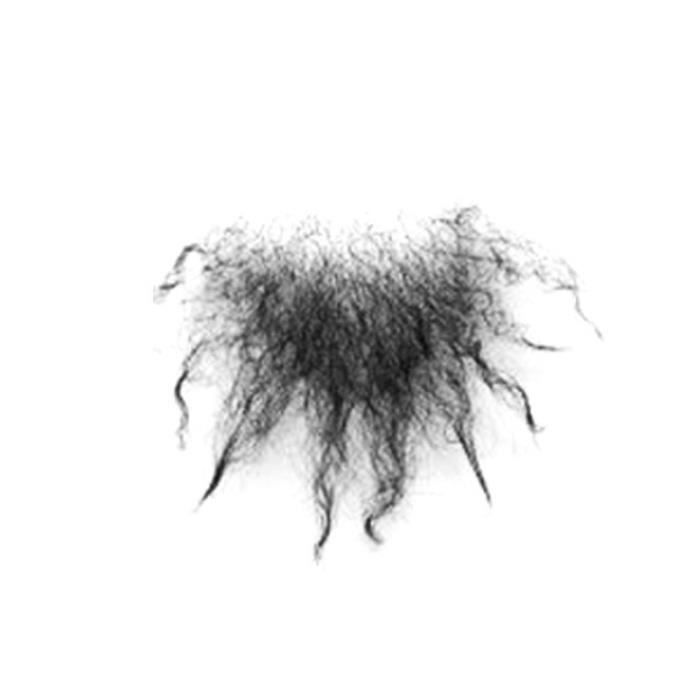 Différentes formes noir réaliste doux pubiens cheveux pour poupée de ...