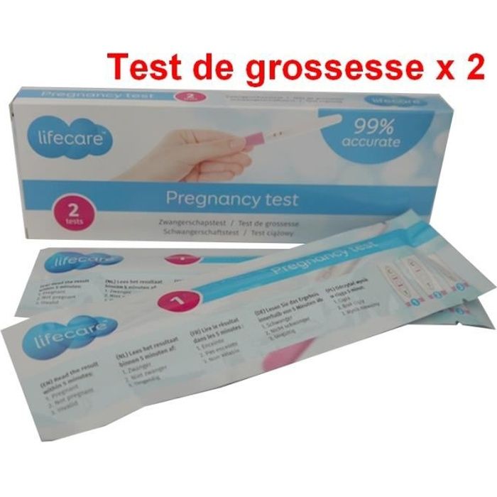 LIFECARE Test de grossesse - 2 tests - Cdiscount Santé - Mieux vivre