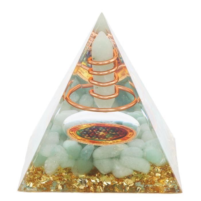 Pyramide d'orgonite en cristal de 6 cm - DILWE - Décor de table ...