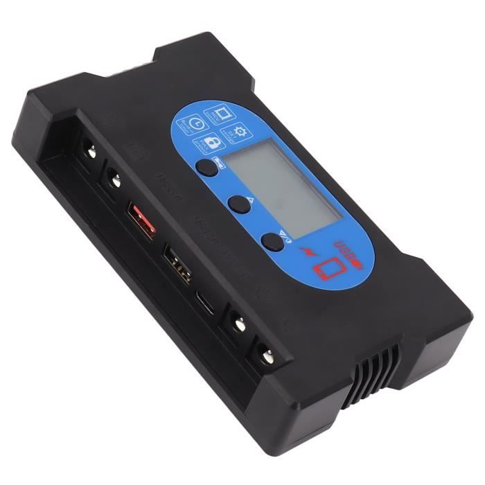 Contrôleur solaire - DILWE - Double USB Type C - Chargement rapide - Protection intégrée ...