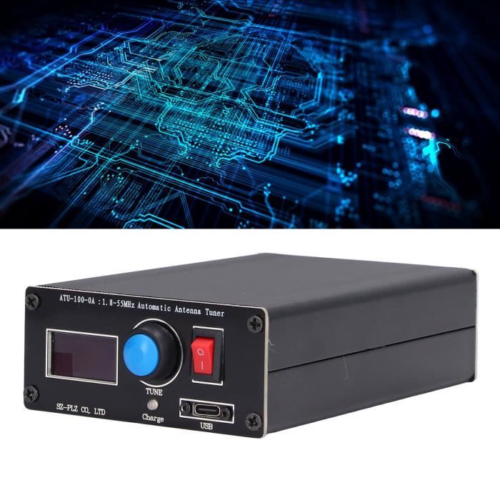 Mini tuner d'antenne Tuner d'antenne automatique, écran 0.96In 1000V ...