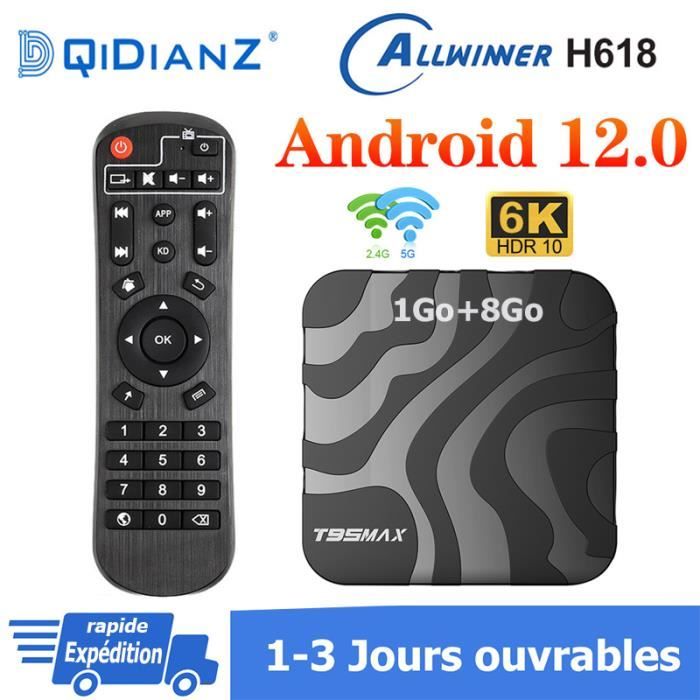 2022 Nouveau Android 12.0 TV Box T95 MAX 1Go 8Go 6K 3D Wifi 2.4G&5.8G ...
