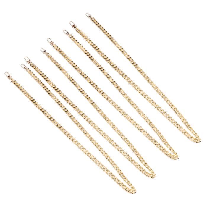 Duokon Chaînes gourmettes en métal 8Pcs 1m Chaîne Gourmette en ...