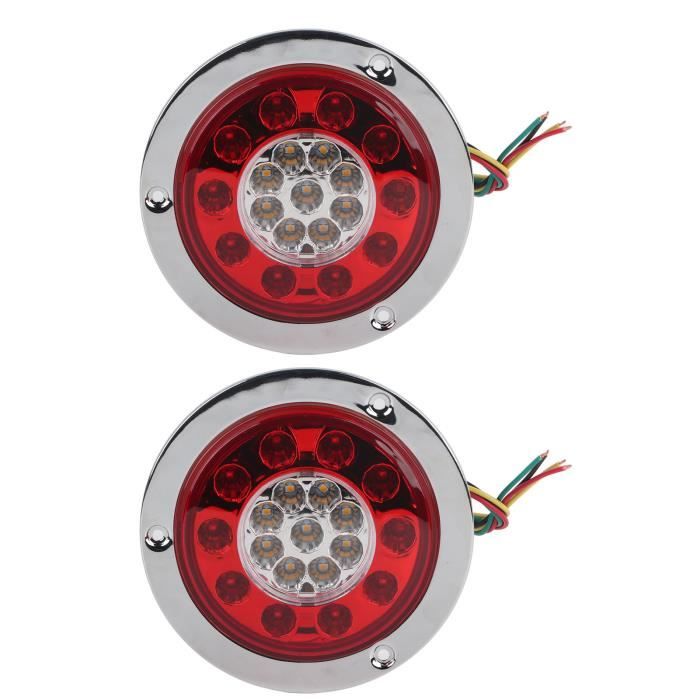 Feux Latéraux LED - FDIT - 19 LED - 12V/24V - Étanche - Économie d ...