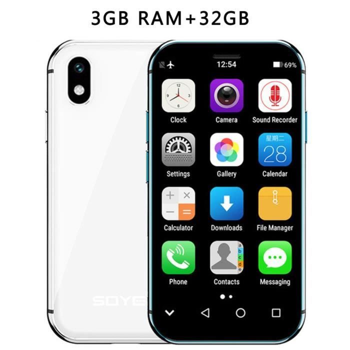 Téléphone mobile d'écran tactile de 3.0inch HD, téléphone intelligent ...