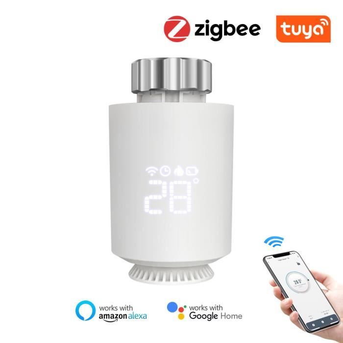 Thermostat Intelligent ZigBee TRV-Radiateur Réglable par Tuya ...