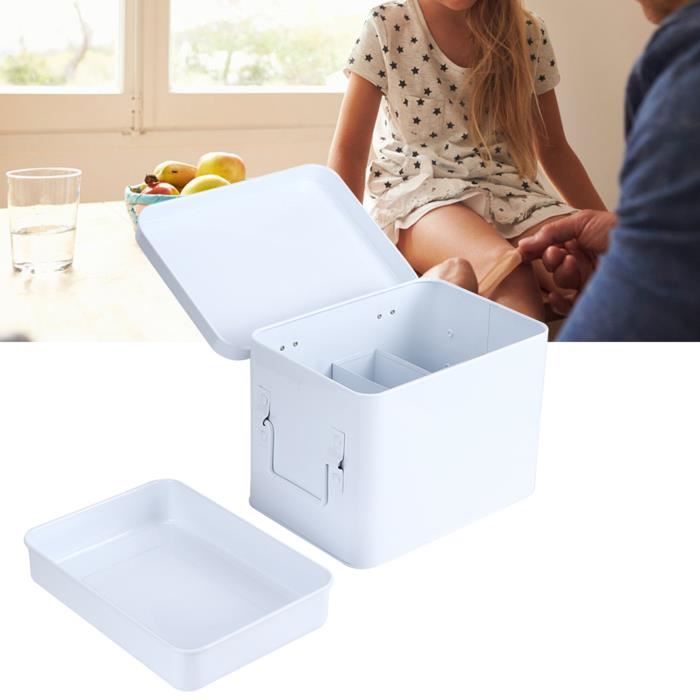 Boîte de rangement à double couche pour médicaments familiaux - SALALIS ...