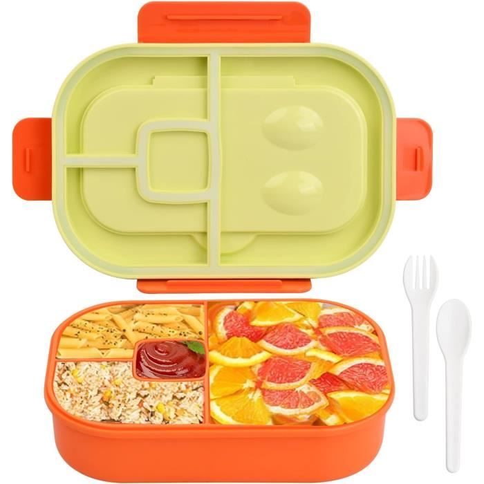 Anseom Lunch Box, 1400 ML Boite Bento, Boite Repas avec 4 Compartiments ...
