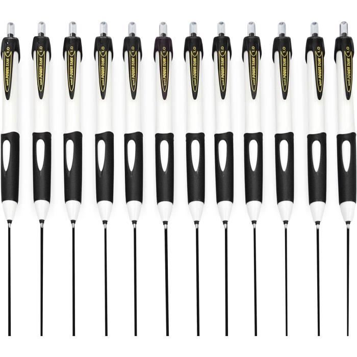 Uni-ball SN-220 Power Tank Lot de 12 stylos à bille rétractables 1,0 mm ...