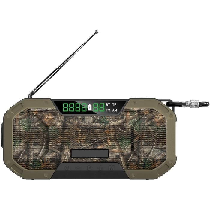 Poste De Radio, Radio Portable À Manivelle Multifonction Ipx6 Étanche ...