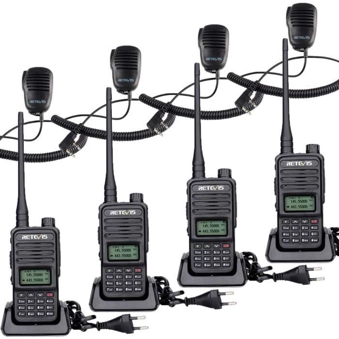 Rt85 Talkie Walkie, Professionnel Talkie Walkie Double Bande, 200 ...