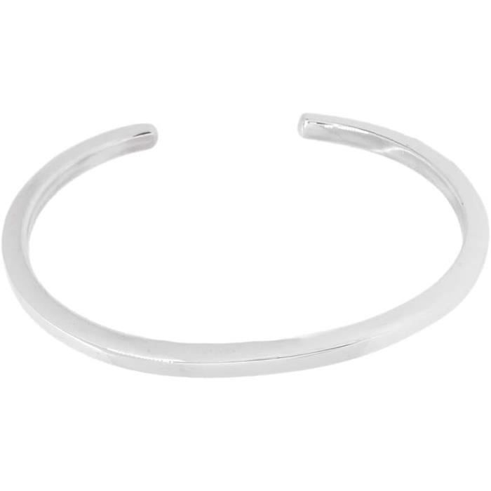 Superbe Bracelet Jonc En Argent Massif 925 Pour Homme Et Femme, Taille ...