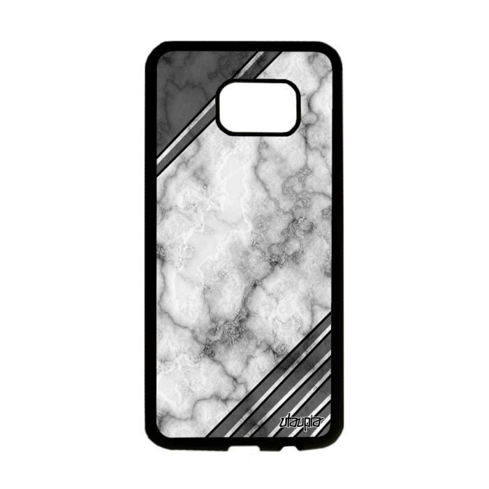 Coque marbre rigide Samsung S7 Edge silicone de protection case granite ...