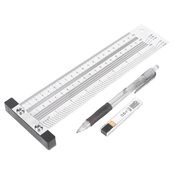 XIJ Règle de marquage à ultra précision en acier inoxydable pour ...