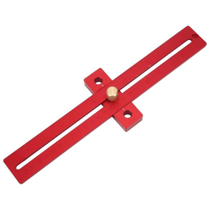 Règle de marquage en T YOSOO - Alliage d'aluminium - 270 mm - Pour le ...