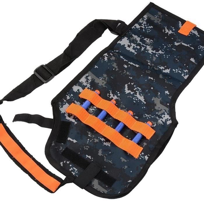 Sac à dos à sangle réglable pour sac de rangement pour balle Nerf Game ...