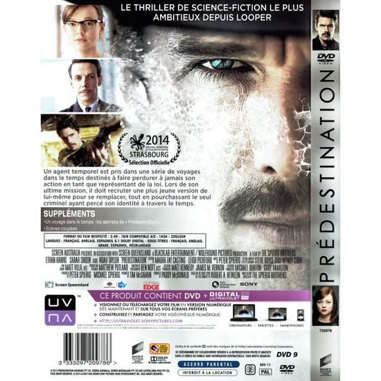 PREDESTINATION - Cdiscount DVD