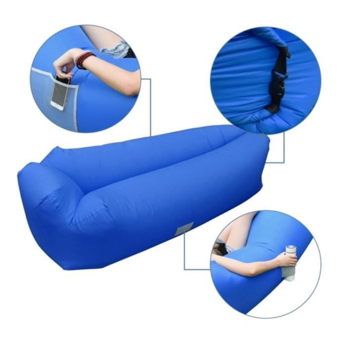 Sundom Hamac Gonflable Sofa Gonflable Lounger Gonflable Portable d'air ...