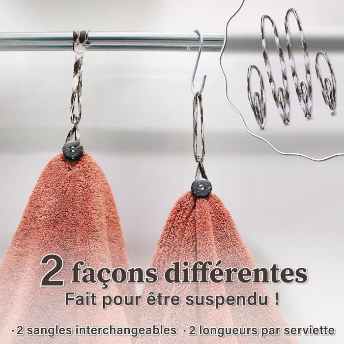 Essuie-Mains Pour La Salle De Bain Et La Cuisine Avec Boucle De ...
