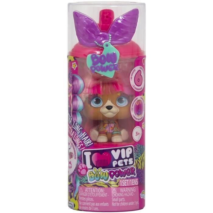 Mini poupée VIP Pets - IMC TOYS - Bow Power Juliet - Cheveux extra ...