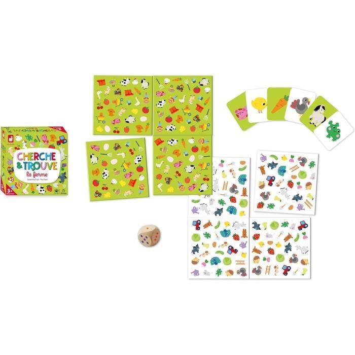 Mon Premier Cherche Et Trouve Les Animaux Jeu De Société Enfant Jeu D ...