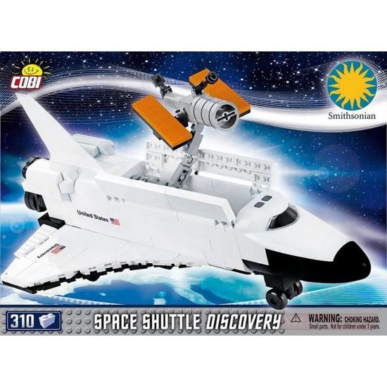 COBI COB21076 SPACE SHUTTLE DISCOVERY LEGO COMPAT.PCS 310 MODELLINO DIE ...