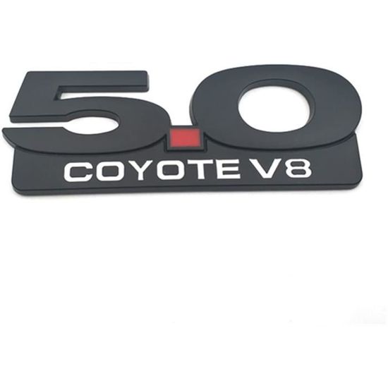 Métal 5.0 Coyote V8 Logo Logo Emblem Autocollant Accessoires ...