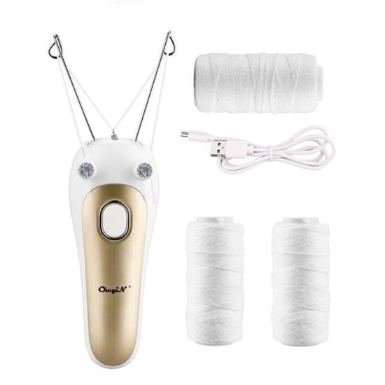 CkeyiN épilateur électrique en fil de coton pour femmes rasoir léger ...