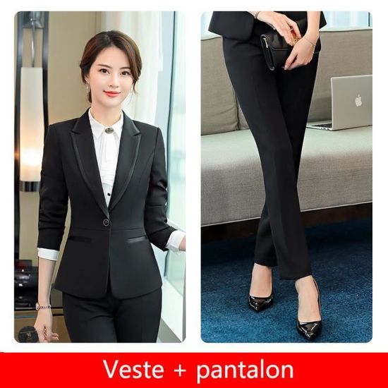 Costume Femme de marque Affaires costume de travail Costume d'interview ...