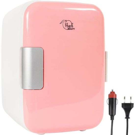 Peach Beauty Mini Frigo Cosmetique Rose Mini Frigo de Chambre 4L Frigo ...