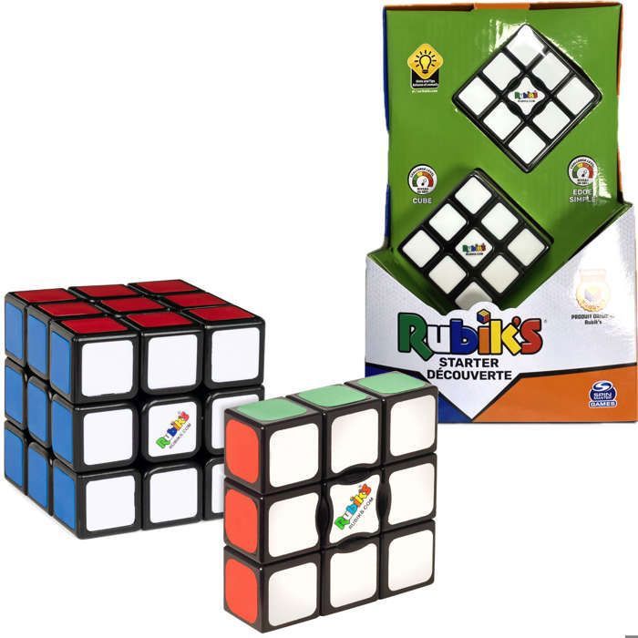 Jeu de Rubik's pour débutants Cube 3x3 et arête simple - Cdiscount Jeux ...