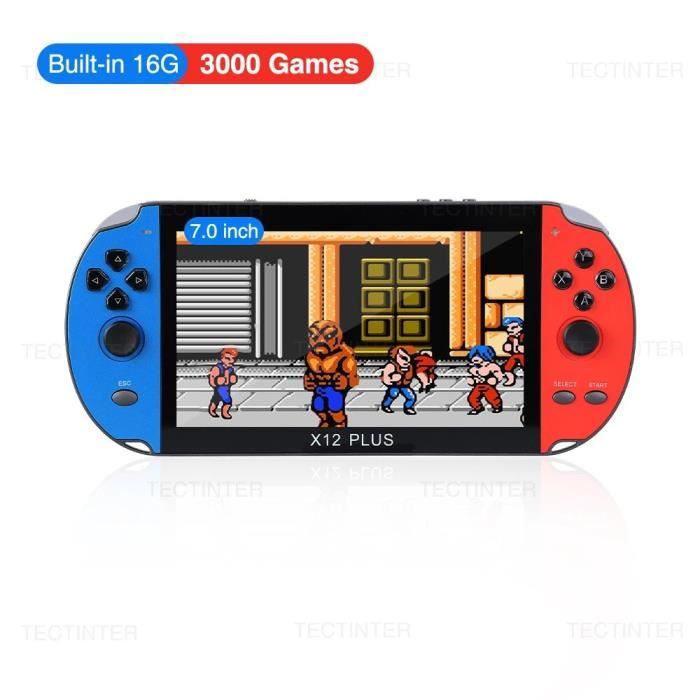 X12Plus 7.0 pouce - Console de jeux vidéo rétro Portable, avec 10000 ...