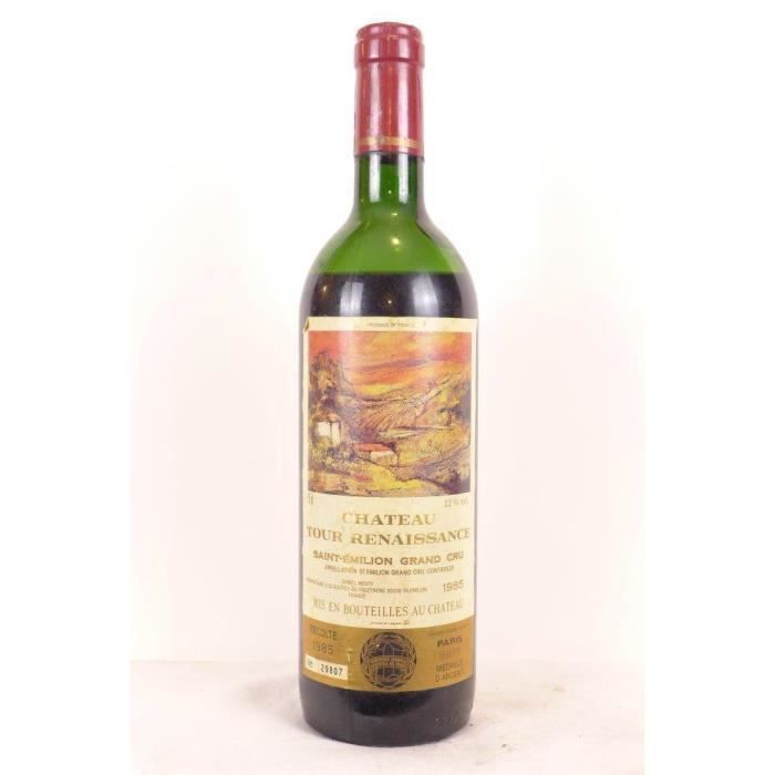Saint-émilion château tour renaissance (capsule abîmée) rouge 1985 ...