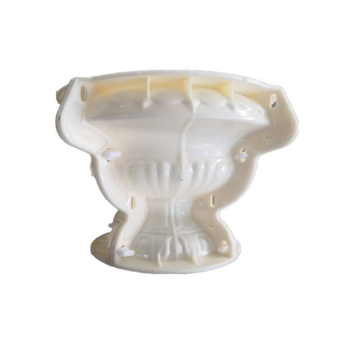 Moule rond de Pot de fleur en béton - Blanc - Rond - 38cm - Cdiscount ...