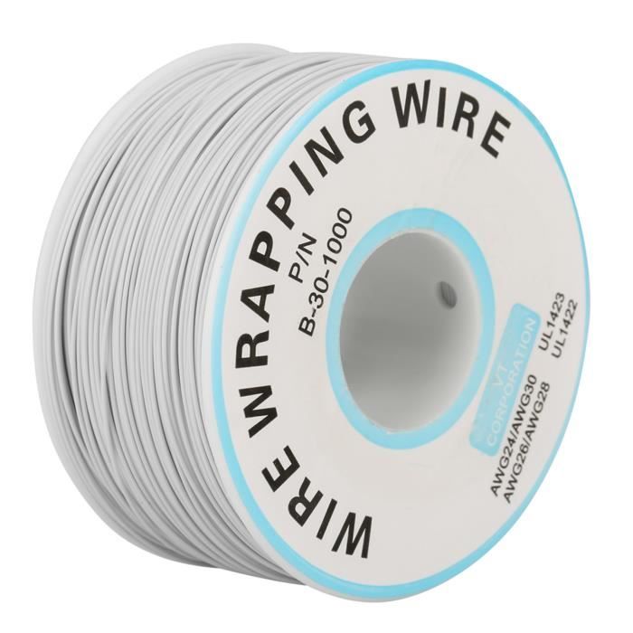 EJ.life câble en cuivre étamé 1Roll Wire-Wrapping Single Copper Wire ...