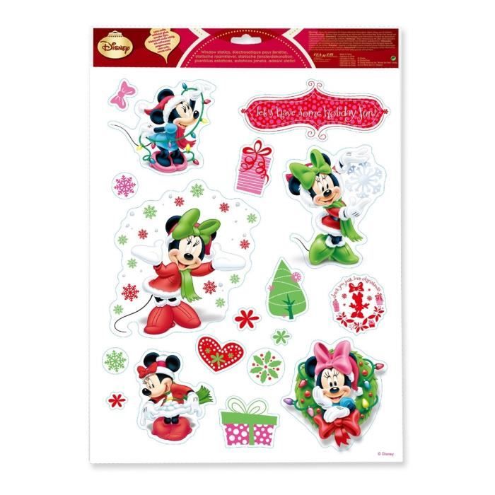 MINNIE Stickers électrostatiques 42x30 cm blanc - Cdiscount Maison