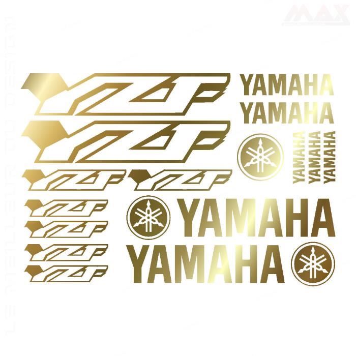 16 stickers YZF – OR – YAMAHA sticker YZF 750 600 - YAM436 - Cdiscount Auto