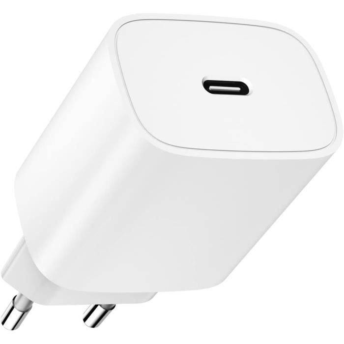 20W Chargeur Rapide Usb C Pd 3.0 Adaptateur Secteur Usb C Prise Type C ...