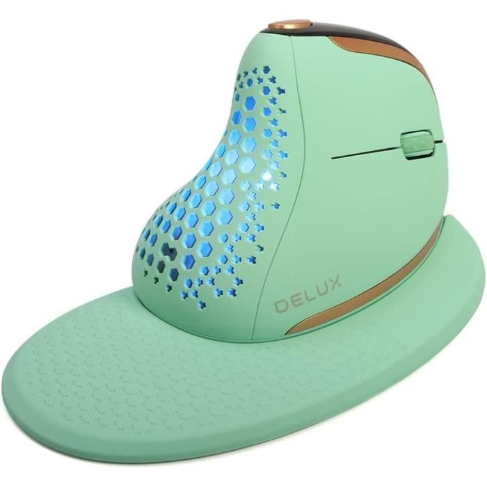 Seeker Souris Ergonomique Sans Fil Avec Écran Oled Et Roue À Pouce ...
